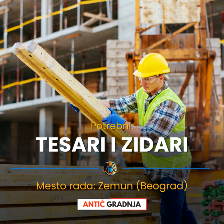 Oglasi za poslove u gradjevini