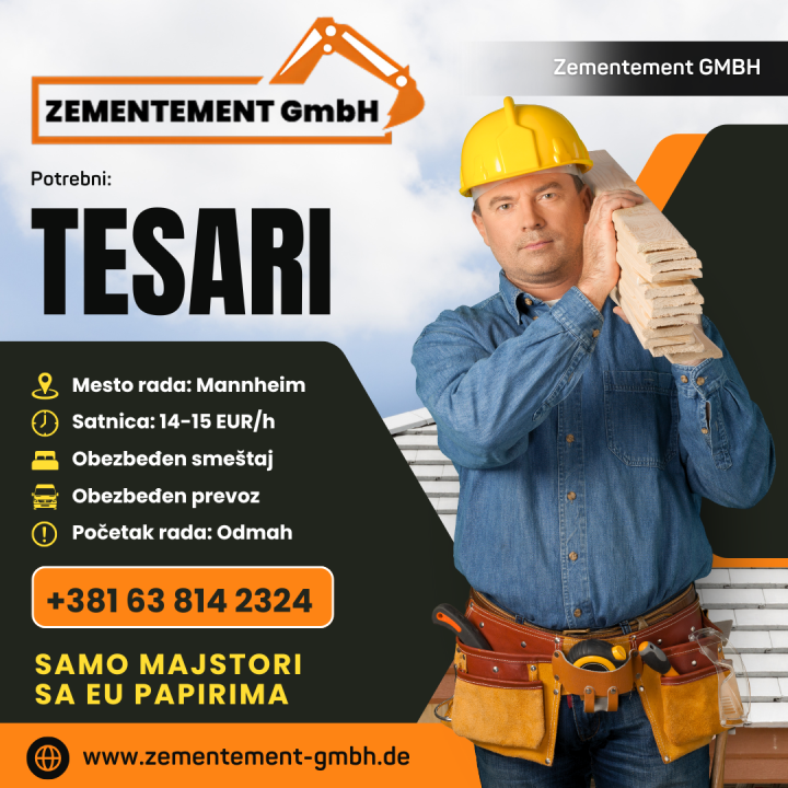 Oglasi za poslove u gradjevini